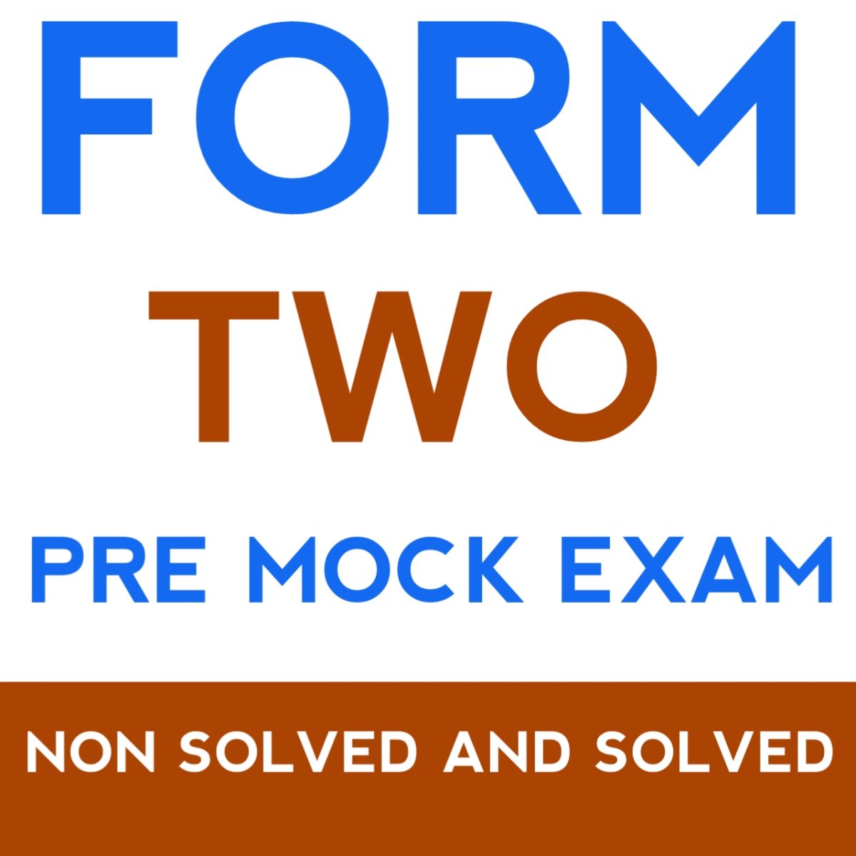Kiswahili Form Two Pre-Mock Exam Mvomero 2026 Solved - Senkolink